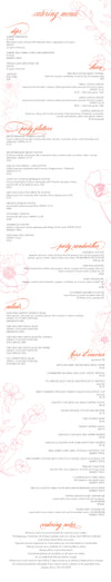 Catering Menu – Gourmet Girls